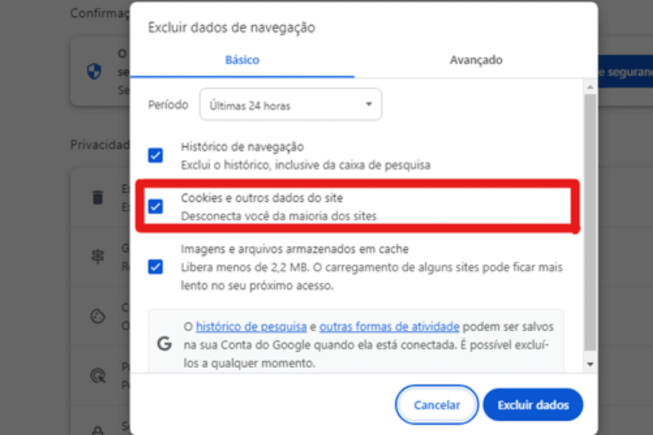 Como limpar Histórico, Cache e Cookies do navegador Chrome?