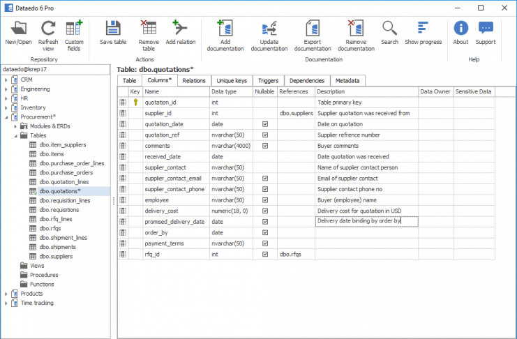 Dataedo - Documente seus bancos de dados • Proddigital